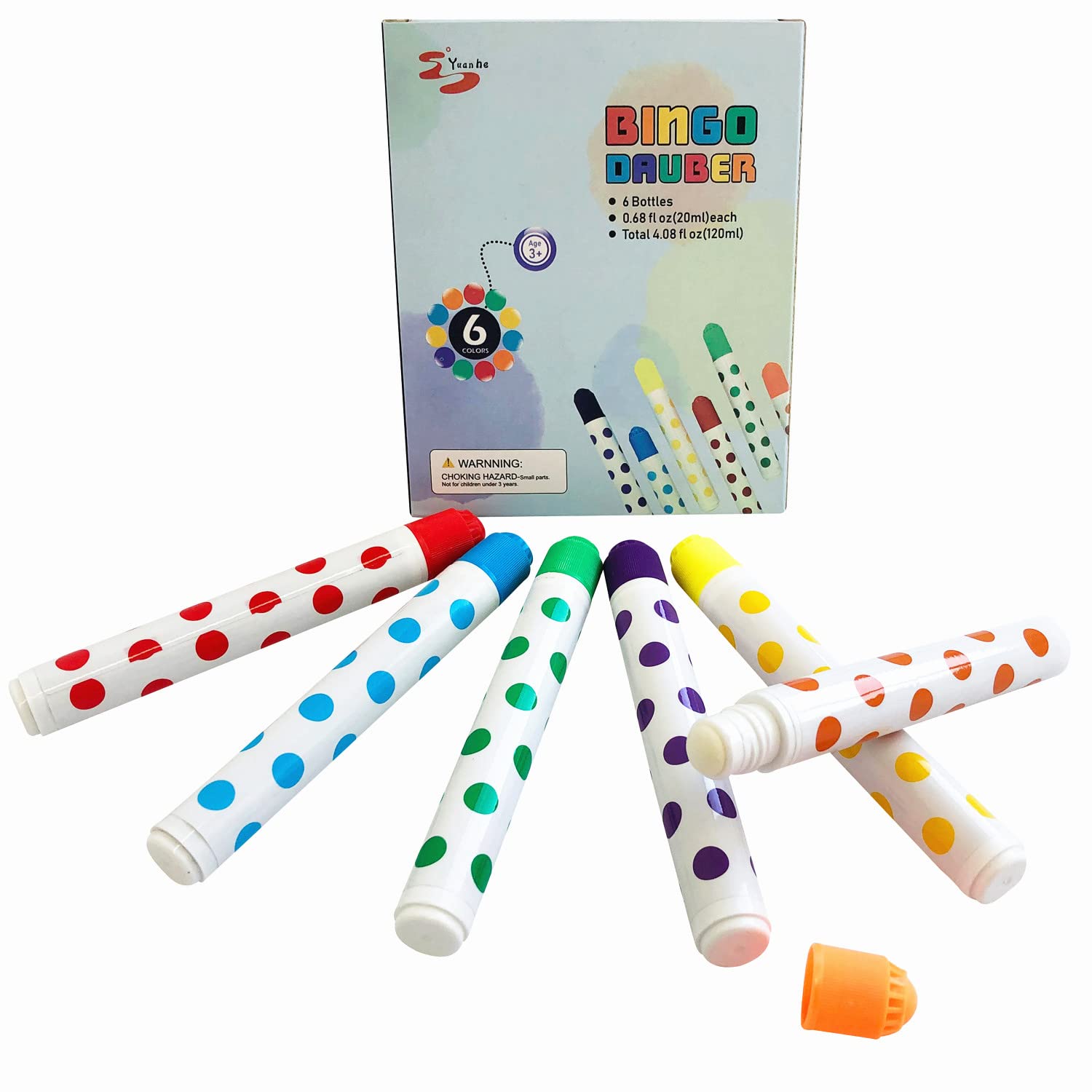 Yuanhe Bingo Daubers 6 Pack in Mixed Colors