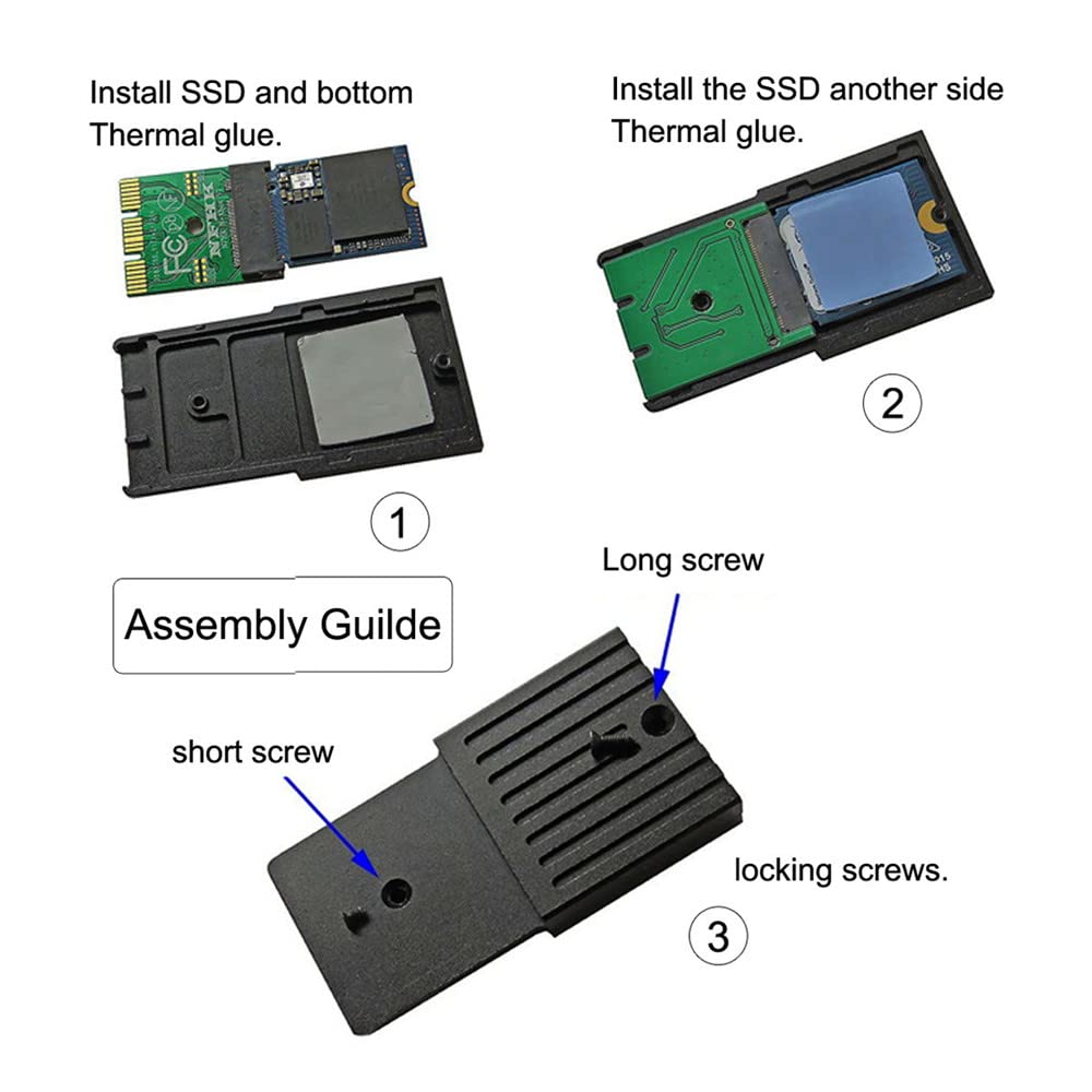 xiwai CF-Express Type-B to M.2 NVMe 2230 M-Key Adapter CFE for Xbox Series X&S CH SN530 SSD PCIe4.0 Expansion Memory Card