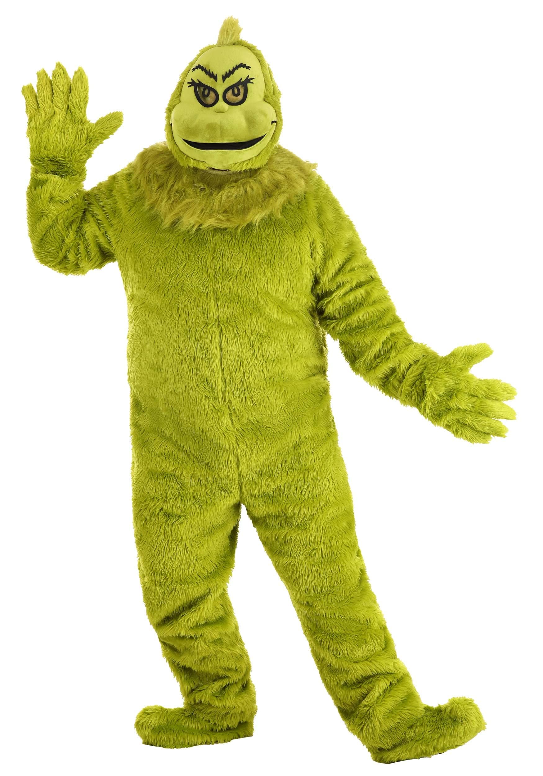 elope The Grinch Adult Plus Size Premium Costume 2X-Large Green