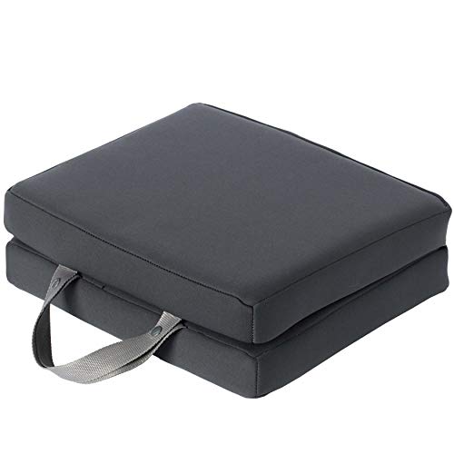 Gardenised QI003893 Memory Foam Kneeler for Gardening, Baby Bath, Knee Pad for Outdoor Work, Foldable and Extra Soft, Black