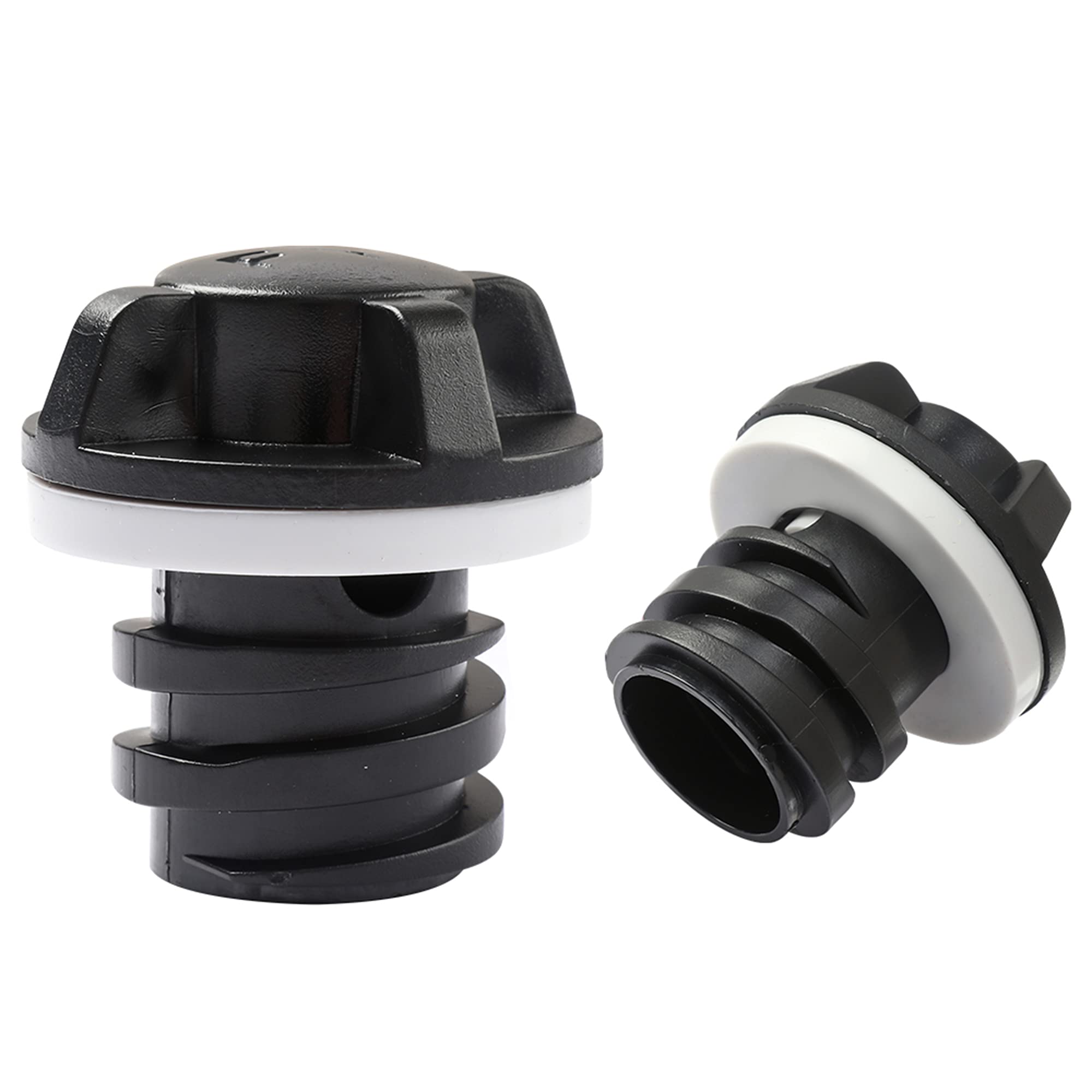 fivertik Drain Plugs Replacement for RTIC Coolers,Compatible with RTIC 20QT, 45QT, 65QT with New 2 Drains Coolers (Large & Small) 2 Pack