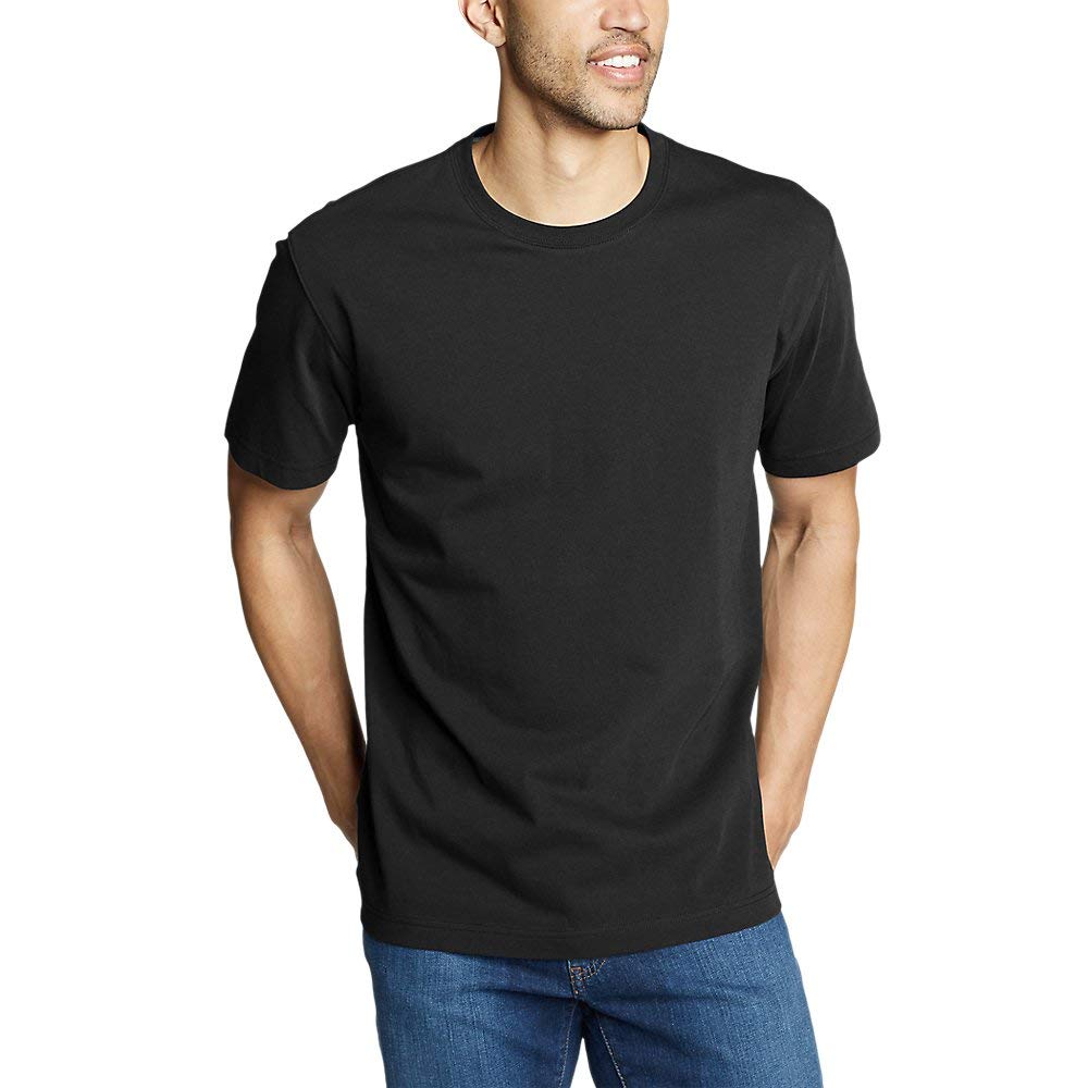 Eddie Bauer Men's Legend Wash Pro Short-Sleeve T-Shirt - Classic, Black, Large