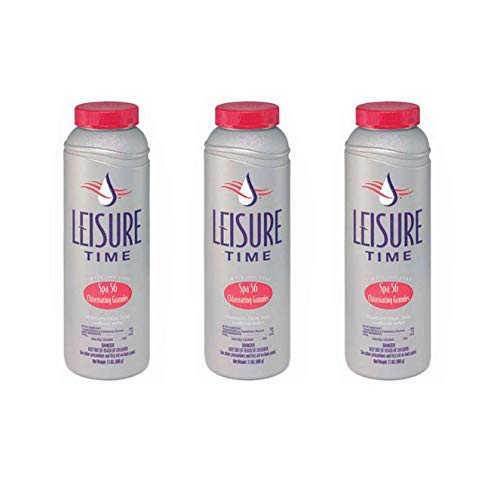 Leisure Time 22337A Spa 56 Chlorinating Granules for Spas and Hot Tubs (3 Pack)