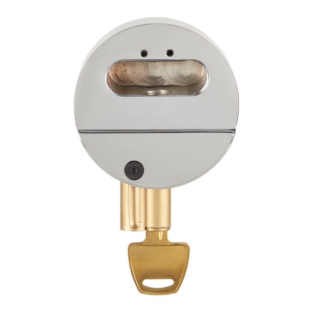 FIGODE® Heavy Duty Lock, 2-7/8" Reinforced Hidden Shackle Lock, Trailer Door Lock, Great for Trucks Van Gates Warehouse, etc. 4 Padlocks Keyed Alike