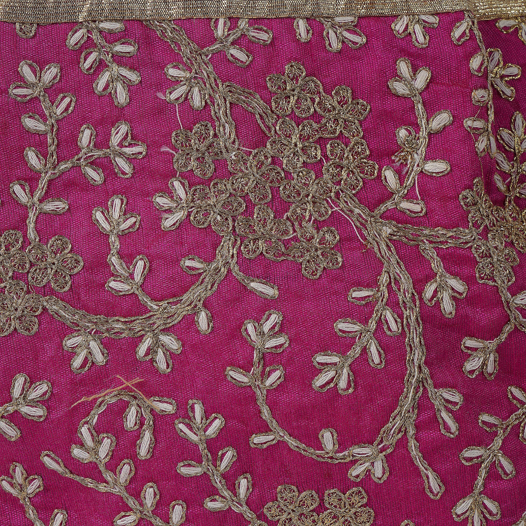 Ekavya Indian Ethnic Potli Bag wedding purse jewelry purse for girls (Dark Pink)