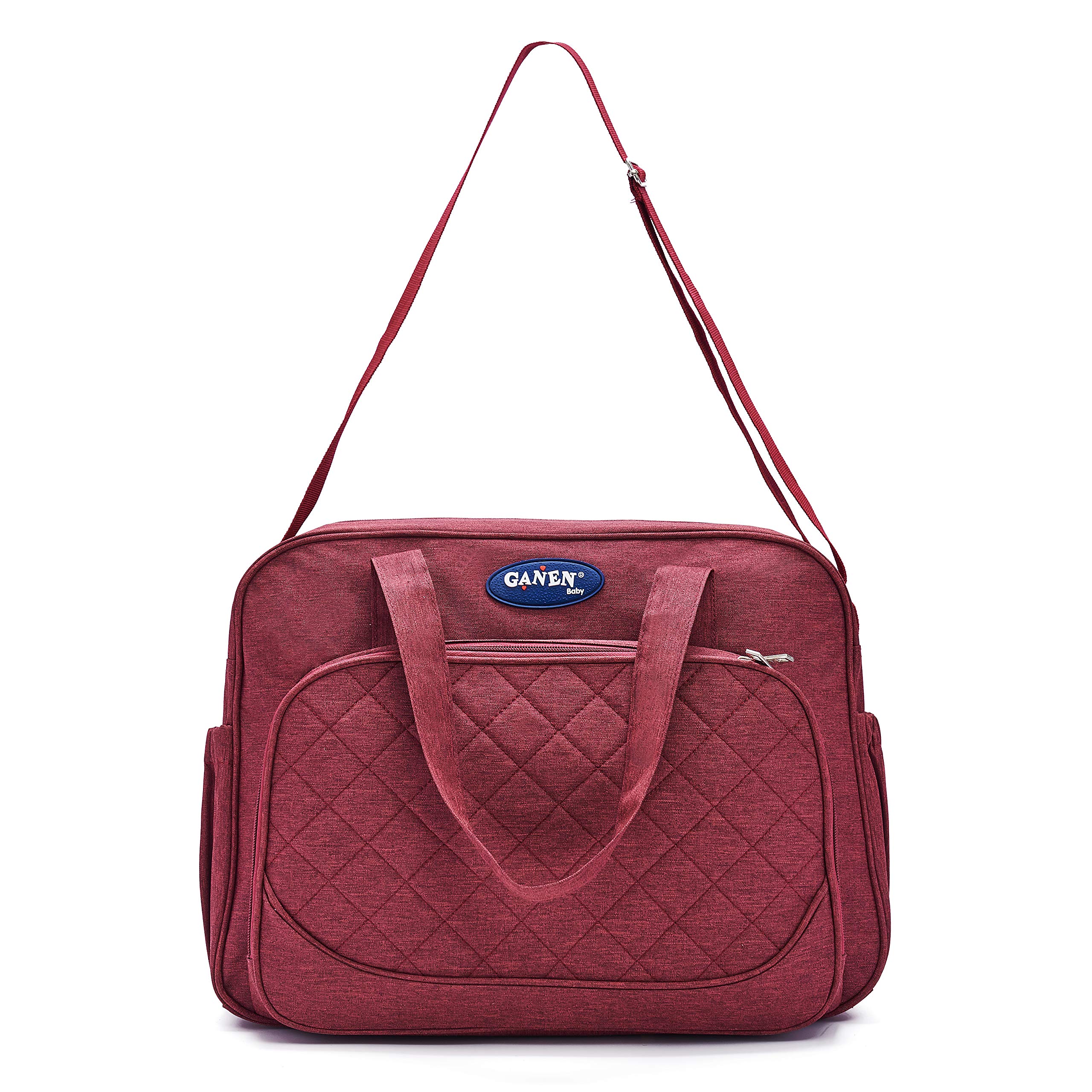 Diaper Bag Maternity Mother Baby Bags Multifunction Travel Pack Large Capacity (Red)