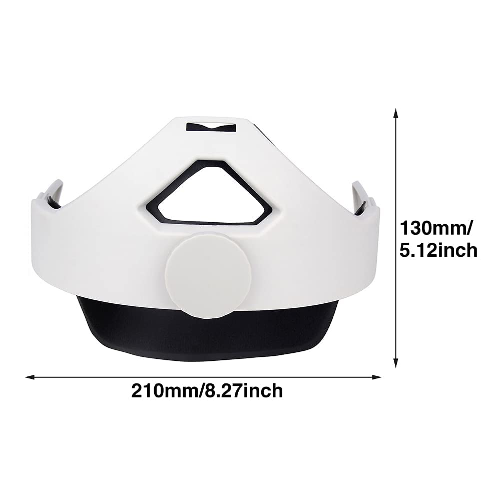 EKDJKK Adjustable Headband for Oculus Quest 2, Replacement for Elite Strap Comfortable Protective Head Strap Reduce Pressure for Enhanced Support and Comfort in VR Gaming