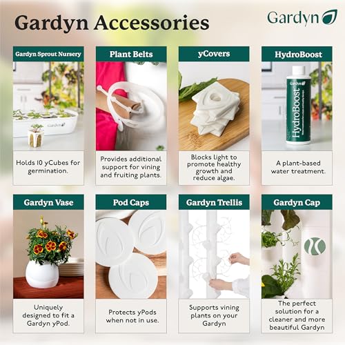 Gardyn 3.0 Hydroponics Growing System & Vertical Garden Planter - Includes 30 Non-GMO Indoor Plants, Herbs & Vegetables for Your Home Indoor Gardening System | Next Generation of Indoor Smart Gardens
