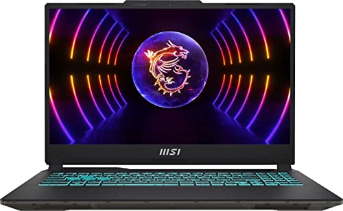 MSI Cyborg 15 Gaming Laptop 15.6" FHD IPS 144Hz Display 12th Generation Intel 10-core i7-12650H Processor 16GB RAM 1TB SSD GeForce RTX 4060 8GB Graphics Backlit Keyboard USB-C Win11 Black + HDMI Cable