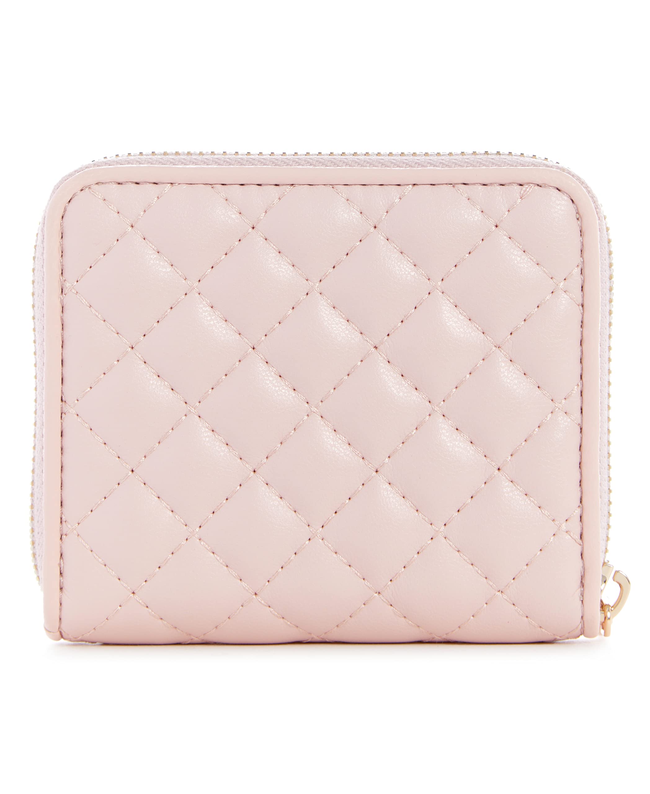 GUESS Adam Small Zip Around Wallet, Pale Rose