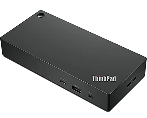 Lenovo ThinkPad USB Type-C Dock Gen 2 with 4K (40AY0090US) + ZoomSpeed HDMI Cable (with Ethernet) + ZoomSpeed DisplayPort Cable + Starter Bundle
