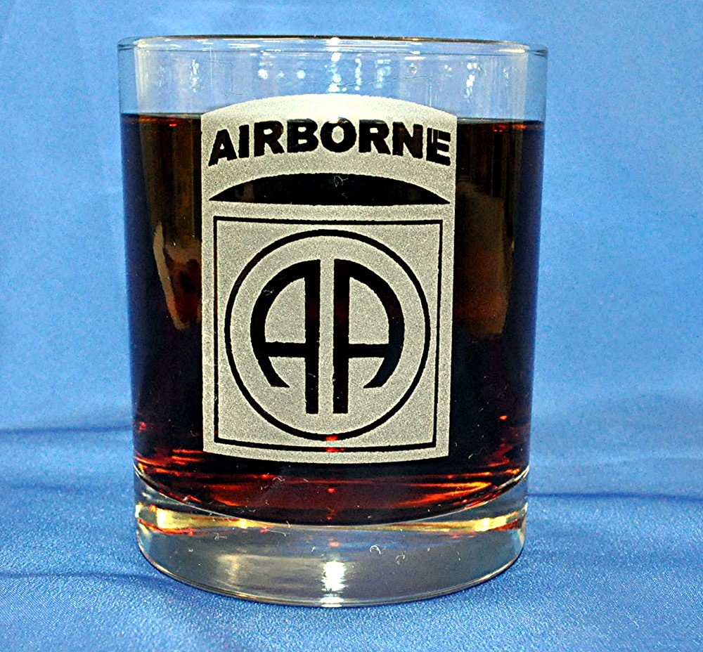 Grehge Army 82nd Airborne Emblem on 12.5 Oz. Ultrasonic Cleaner Portable Low Noise Ultrasonic Machine