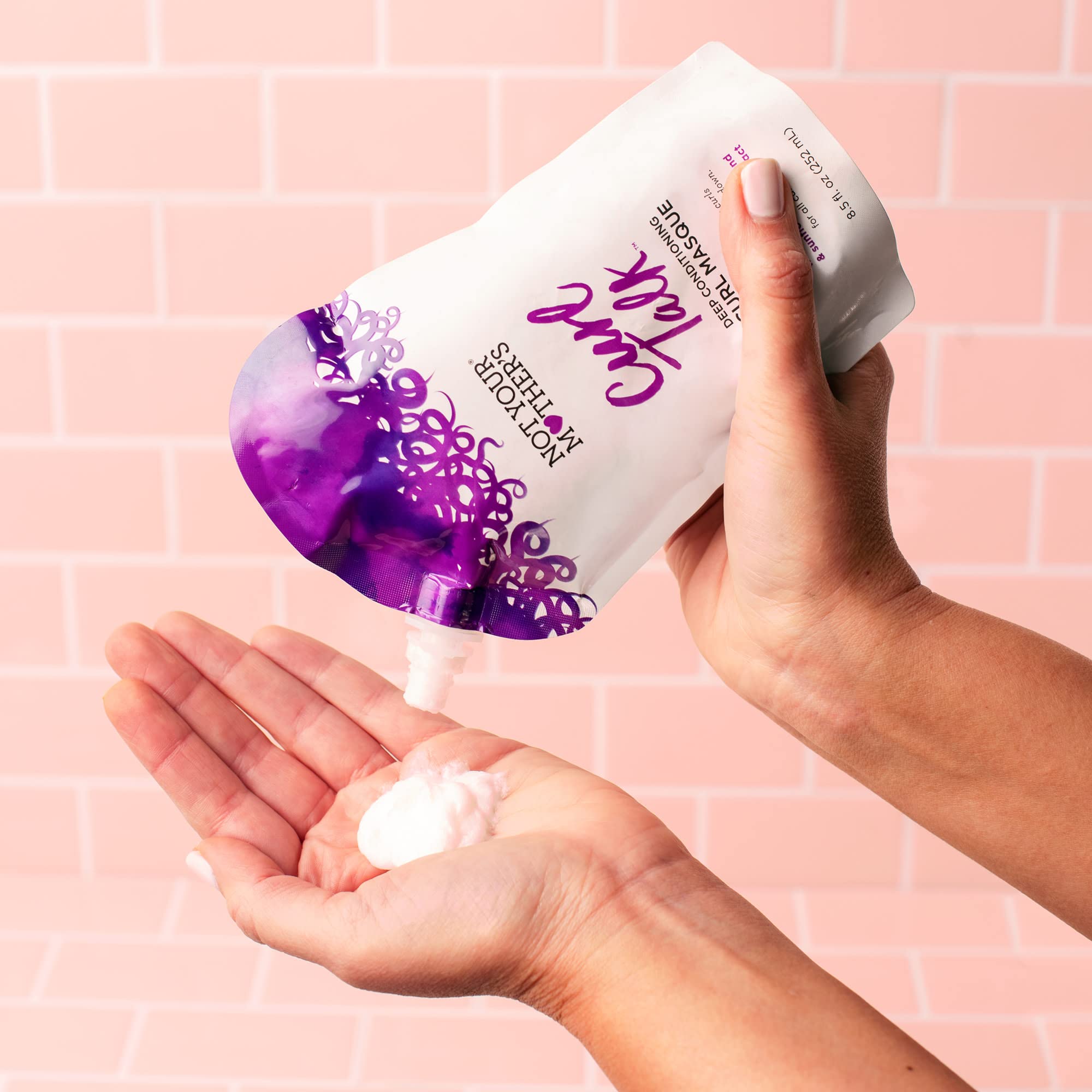 Not Your Mother's Curl Talk Deep Conditioning Curl Masque (2-Pack) - 8.5 oz - Hair Mask for Curly Hair - Moisturize, Condition, Nourish, and Hydrate Natural Curls