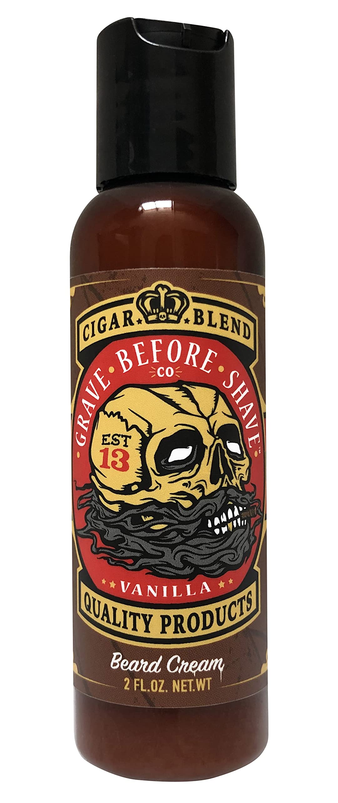 Grave Before Shave Beard Cream 2 oz. bottle (Cigar Blend (Vanilla Tobacco scent)