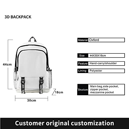 Noyiban Demon_Slayer Backpack Anime Cosplay Backpack Large Capacity Shoulder Backpack for Men Women