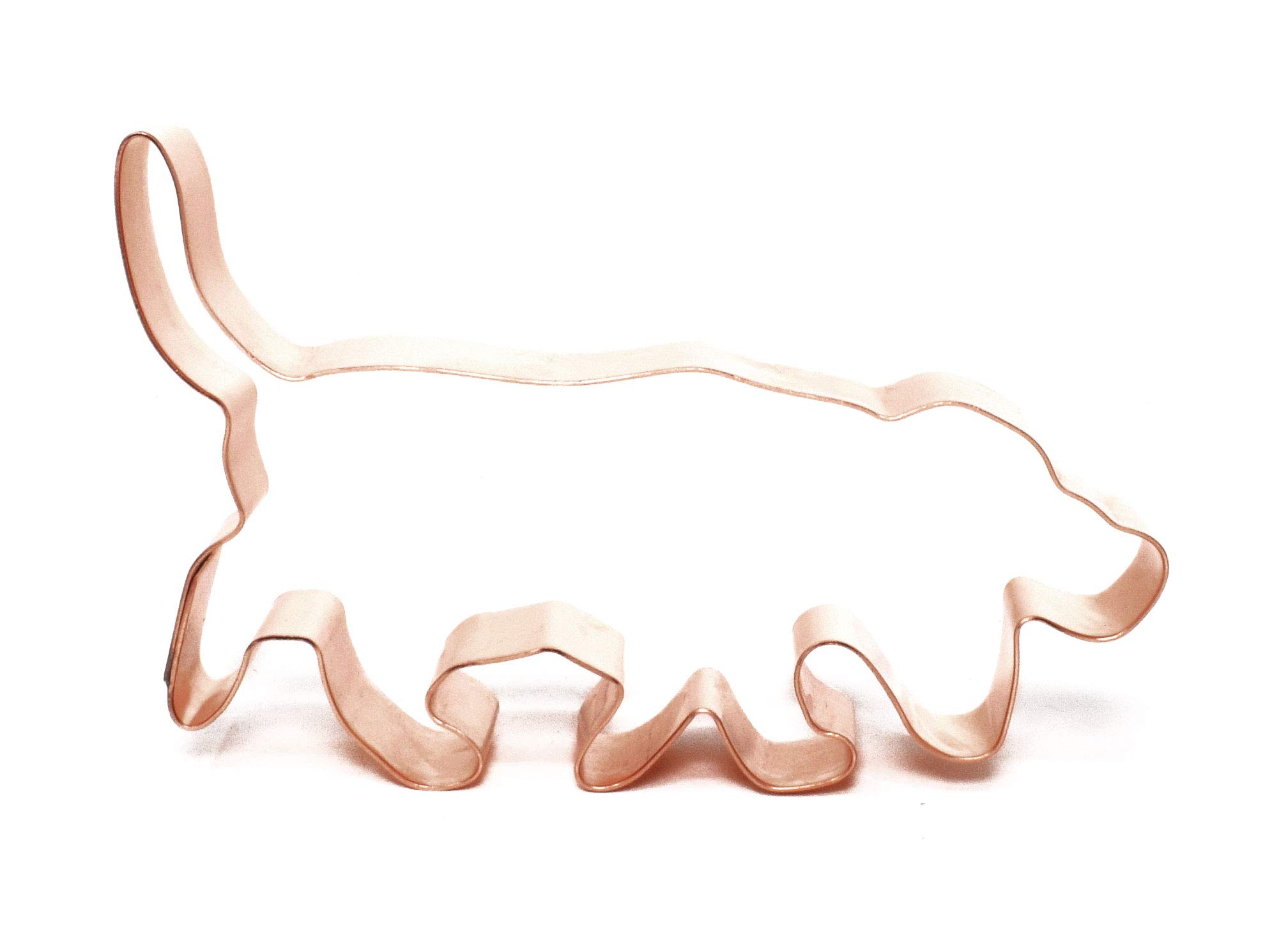 Hunting Basset Hound Copper Cookie Cutter