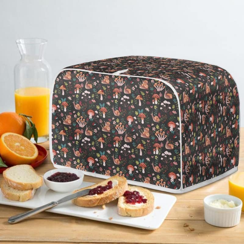 Jndtueit Van Gogh Bread Toaster Oven Cloth Cover, Mushroom Moon Blender Cover Toaster Protection, Blue Starry Night Appliance Accessories