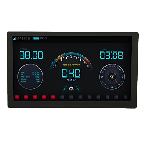 KUIDAMOS Capacitive Touch Screen, Touch Screen Monitor High Color Gamut 1024x600 for Consumer Electronics for Electronic Sentry