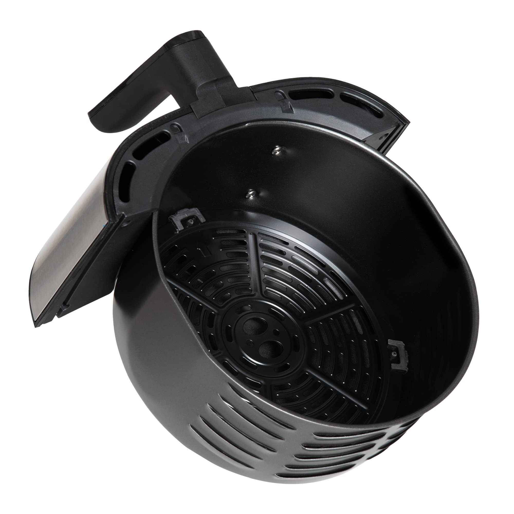 HOMCOM Air Fryer 4.7Qt, 4-in-1 Hot Oven with Air Fry, Roast, Broil, Crisp, Bake Function, Digital Touchscreen, 60-Min Timer, 8 Preset and Nonstick Basket, BPA Free