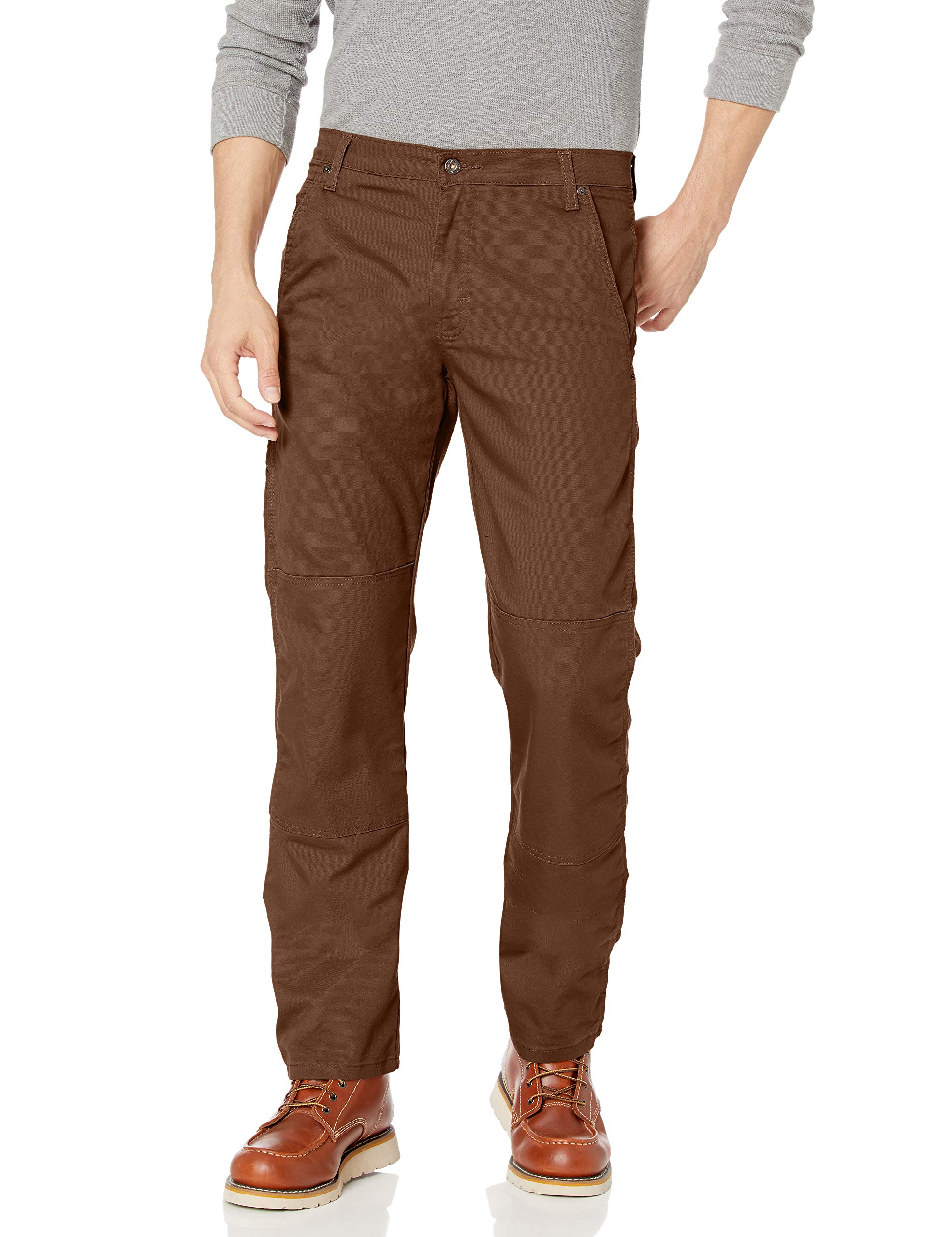 Dickies mens Tough Max Duck Double Knee Work Utility Pants, Stonewash Timber, 36W x 34L US
