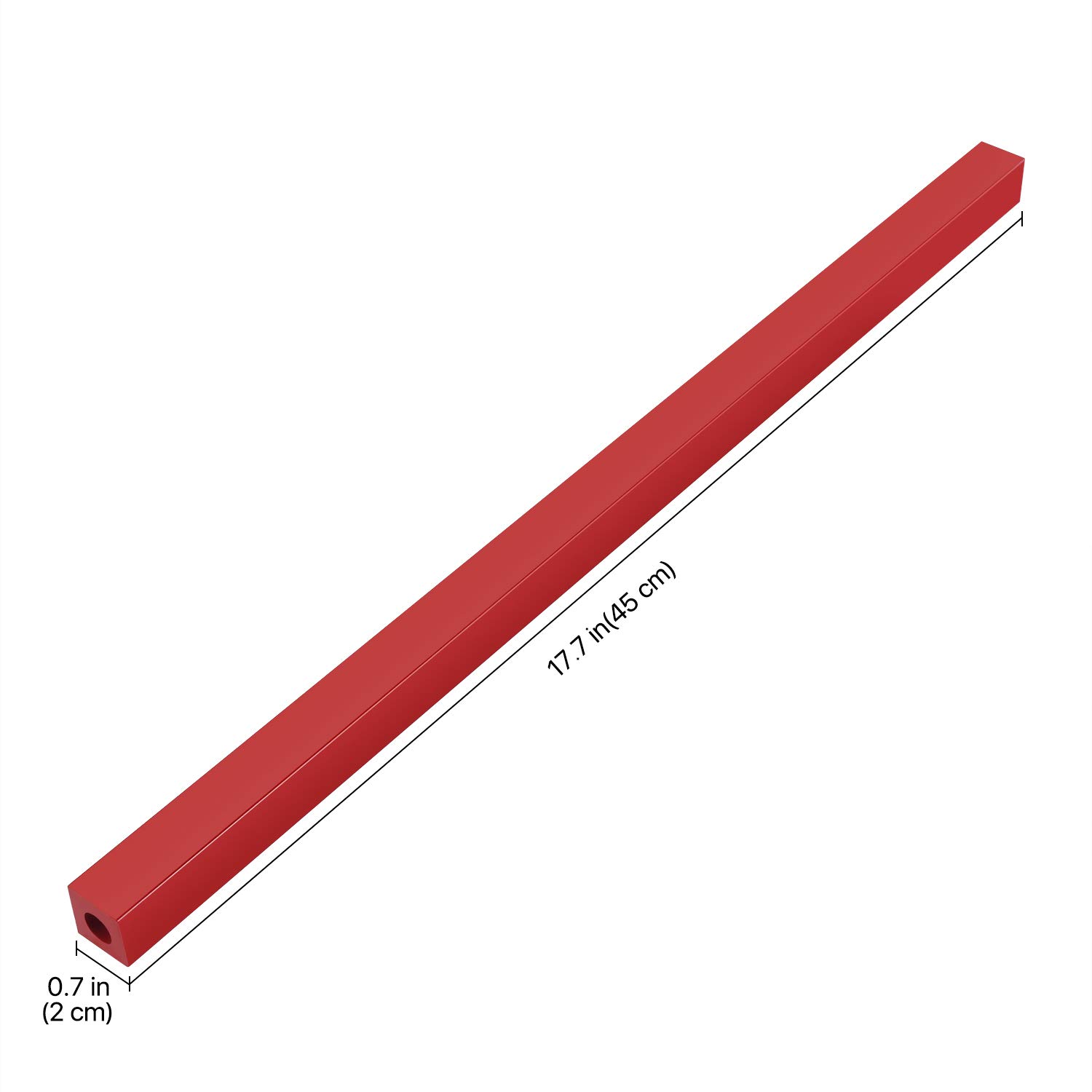 Flexzion 17" A3 Cutting Stick Replacement, Stack Paper Cutter Trimmer Blade Rubber Pad for Heavy Duty Professional Industrial Guillotine Stack Desktop, 17 inch Trimming Machine Accessories Parts