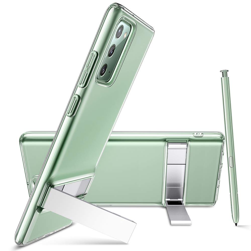 ESR Metal Kickstand Case for Samsung Galaxy Note20, Clear