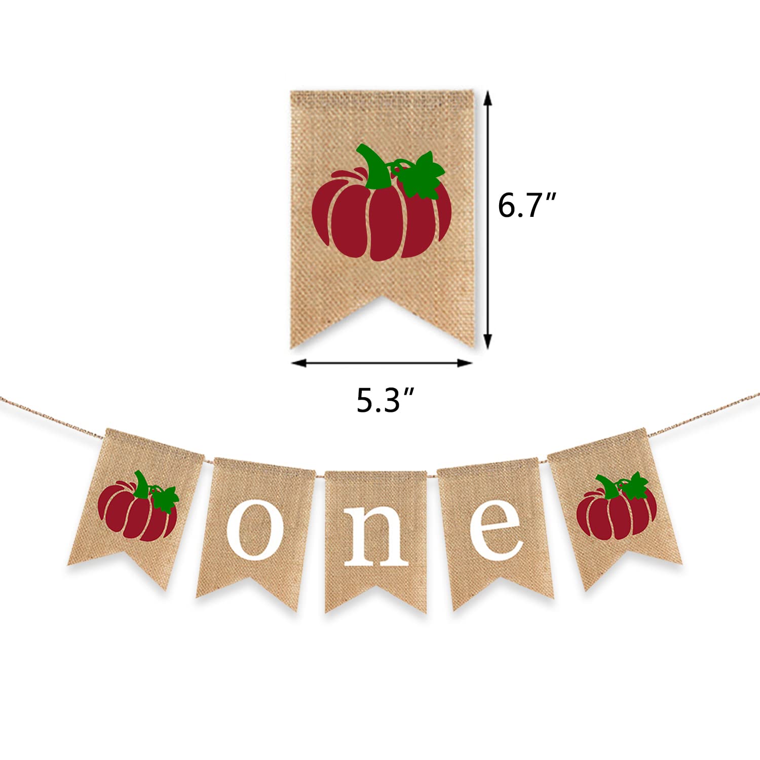 Gankbite Burgundy Pumpkin Fall 1st Birthday Party Girl One Cake Smash Burlap Banner Paper Tassel Balloon Fall Birthday Decorations