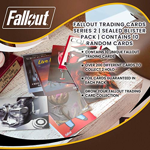Fallout Trading Card Game Series 2 Collectible Cards | Sealed Blister Pack | Contains 10 Randomized Cards
