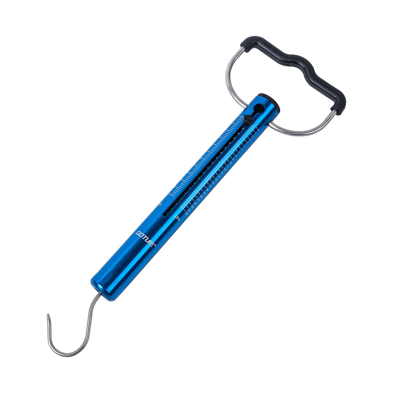 Goture Aluminum Tubular Spring Scale, Tube Fishing Scale, Hanging Spring Scales with Hook 25LB/50LB …