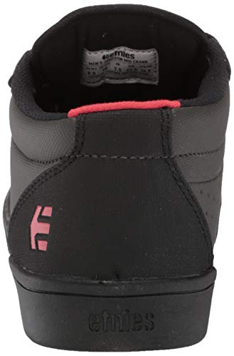 Etnies mens Jameson Mid Crank Mtb Bike Skate Shoe, Black/Dark Grey/Red, 13 US