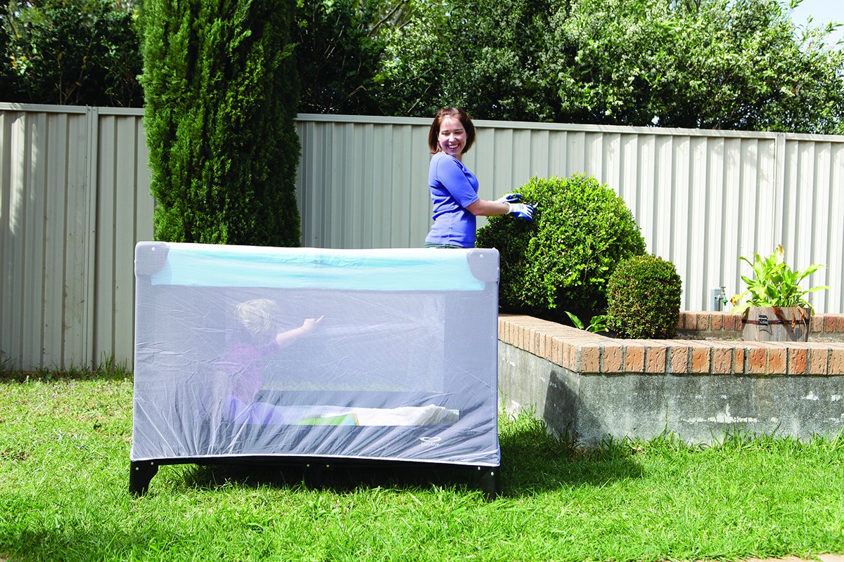 Dreambaby Play-Yard Insect Netting - with Fine Soft Elastic Hem Edges - White - Model L274