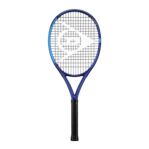 Dunlop Sports FX Team 270 Pre-Strung Tennis Racket, 1/4 Grip, Blue
