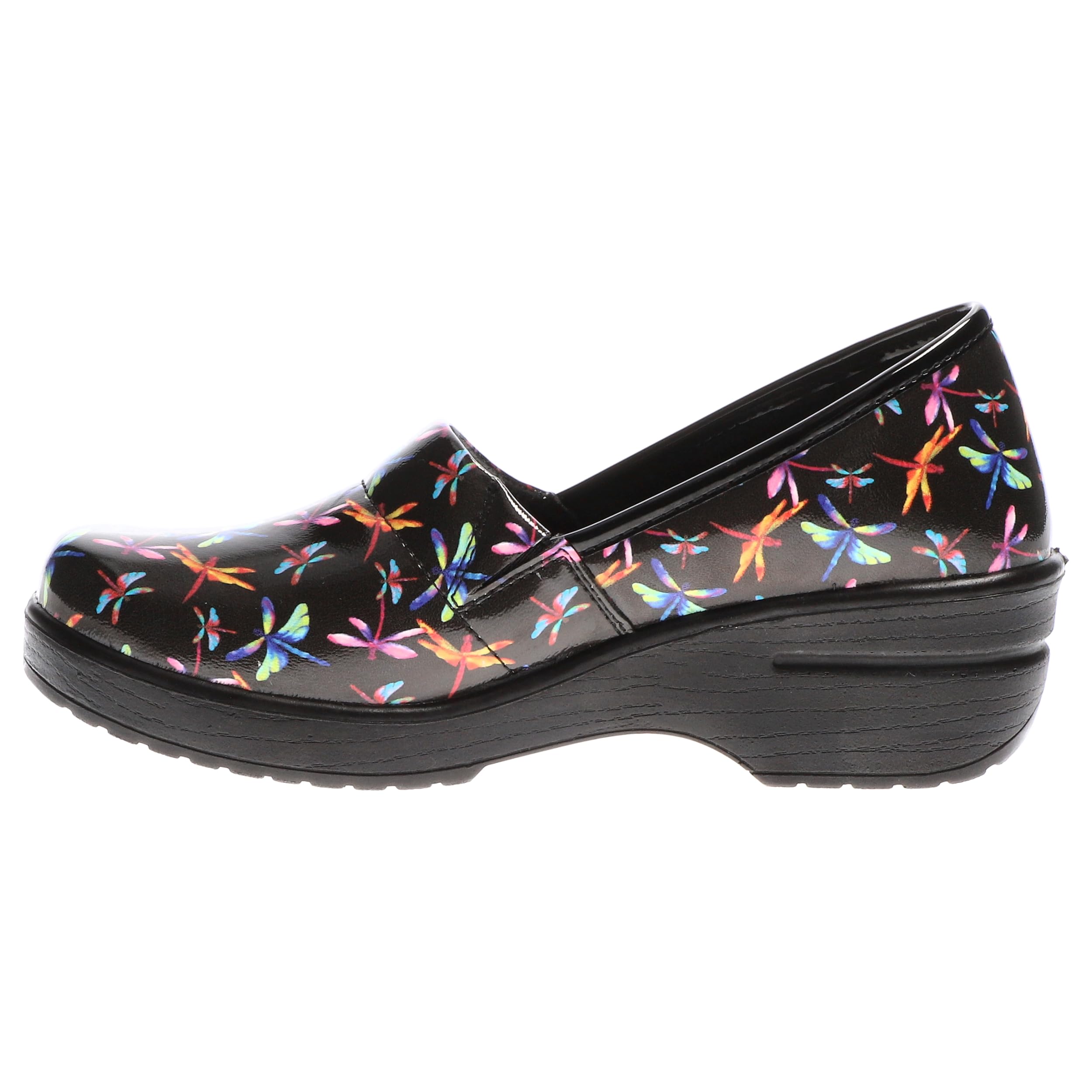 Easy Works Women's Laurie Clog, Dragonfly Patent, 8