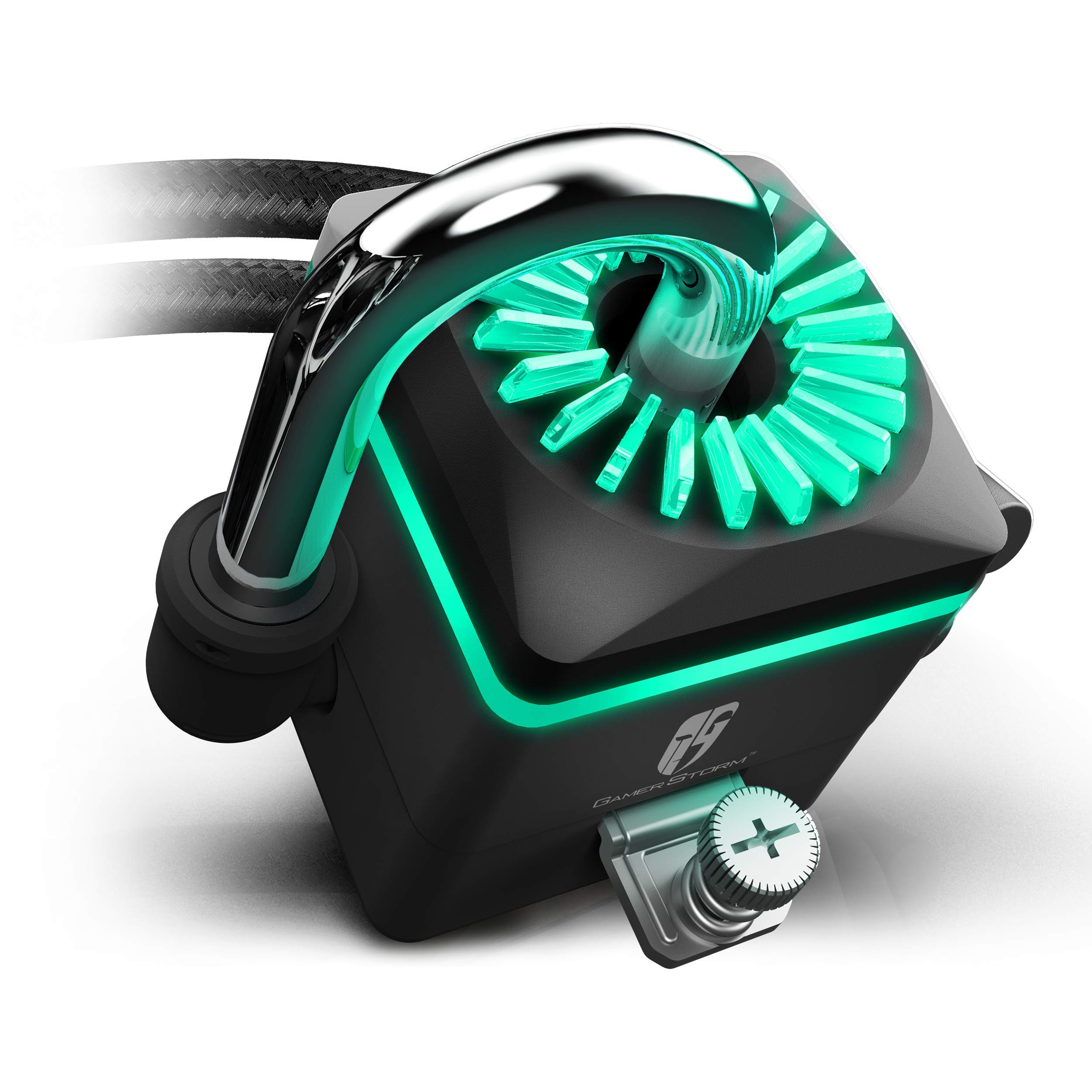 DEEPCOOL Captain 240X RGB AIO CPU Liquid Cooler, Anti-Leak Tech Inside, Stainless Steel U-Shape Pipe, Cable Controller and Motherboard with 12V 4-pin RGB Header Control, 3-Year Warranty