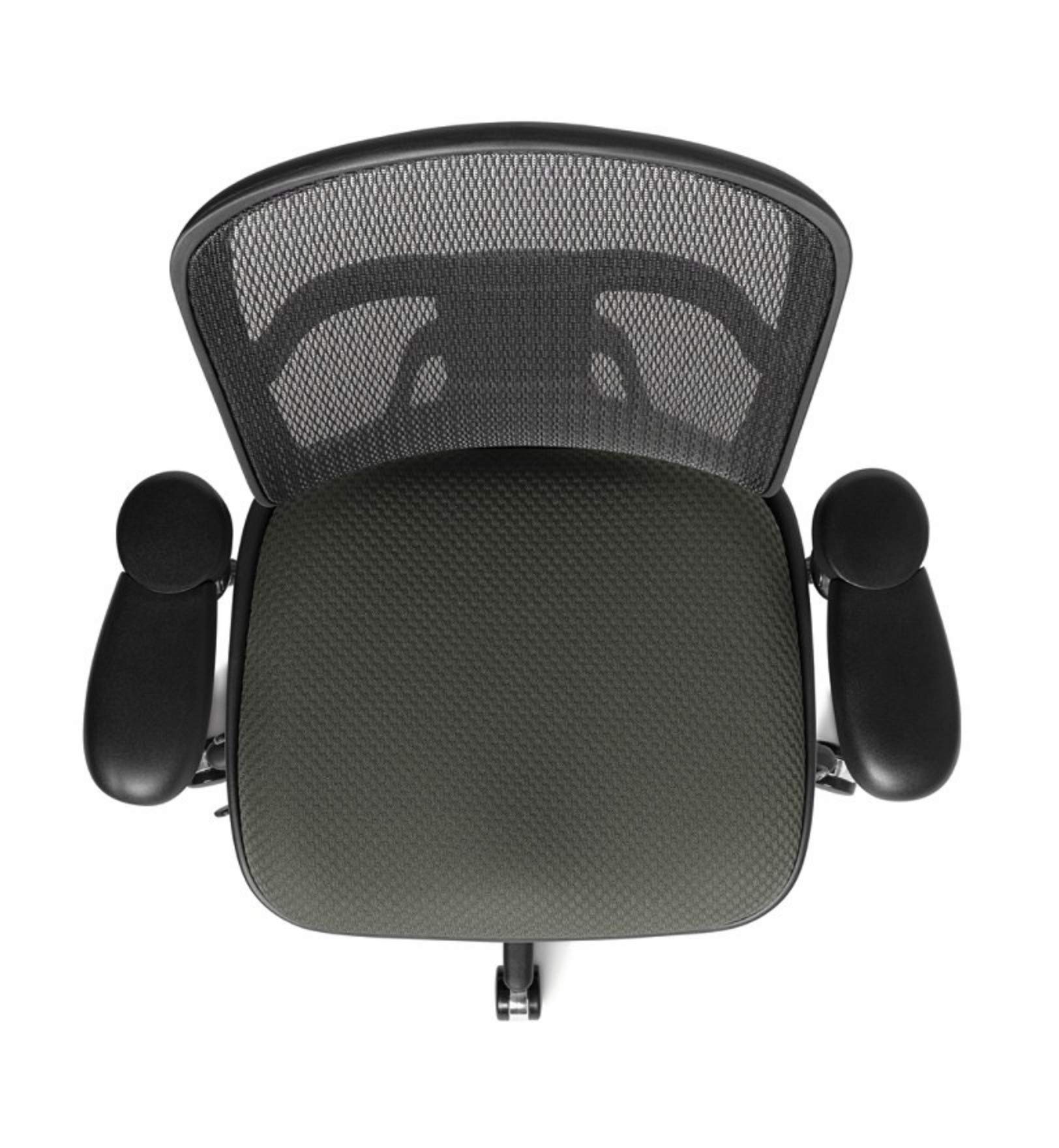 Workpro™ - Chair - Quantum 9000 Series Mid-Back Mesh/fabric Chair Black/olive - 43-3/4" H x 29-1/2" W x 28" D - 28" x 29