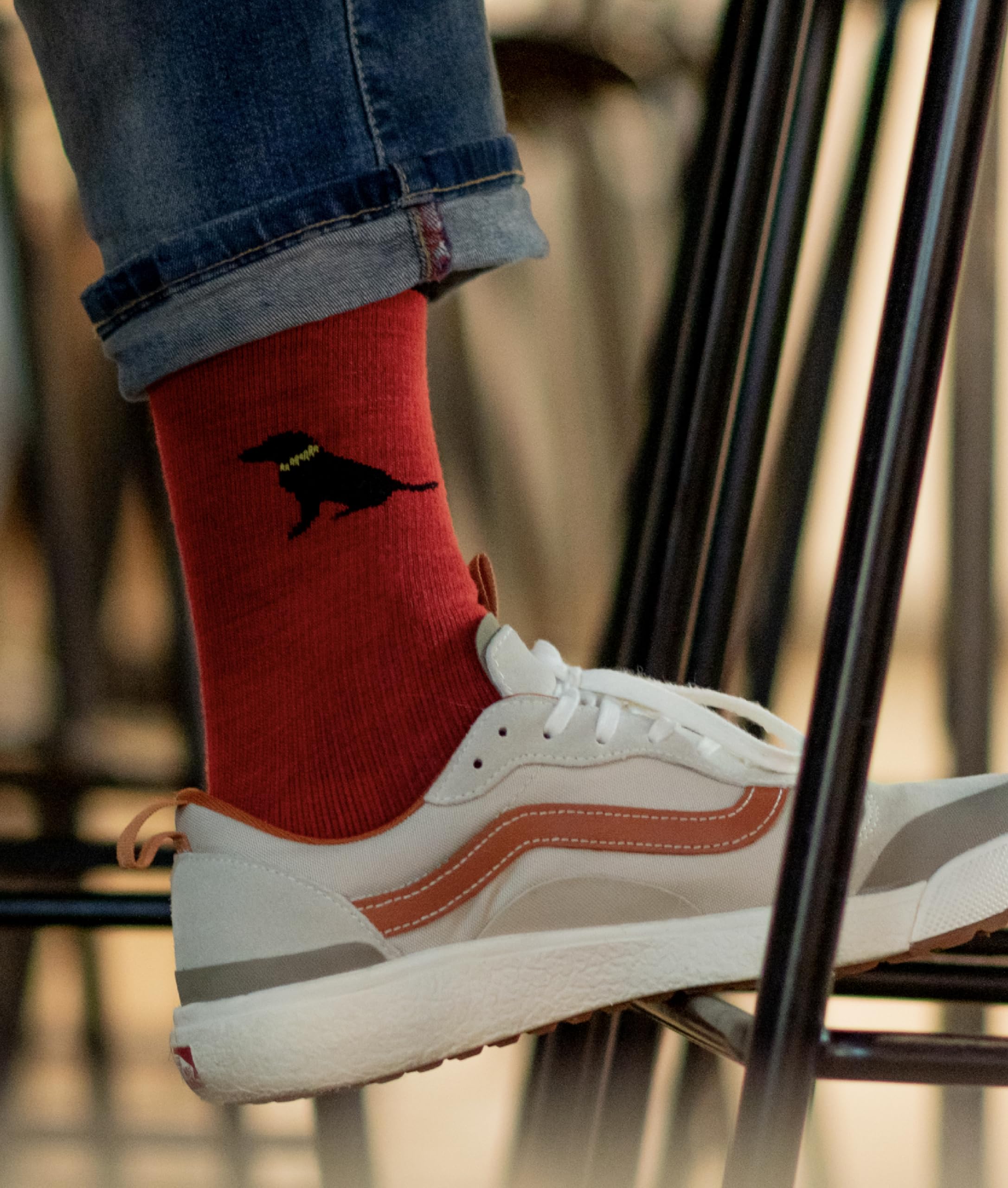 Farm to Feet Sunderland All Season Merino Wool Crew Socks (Medium, Yellow)