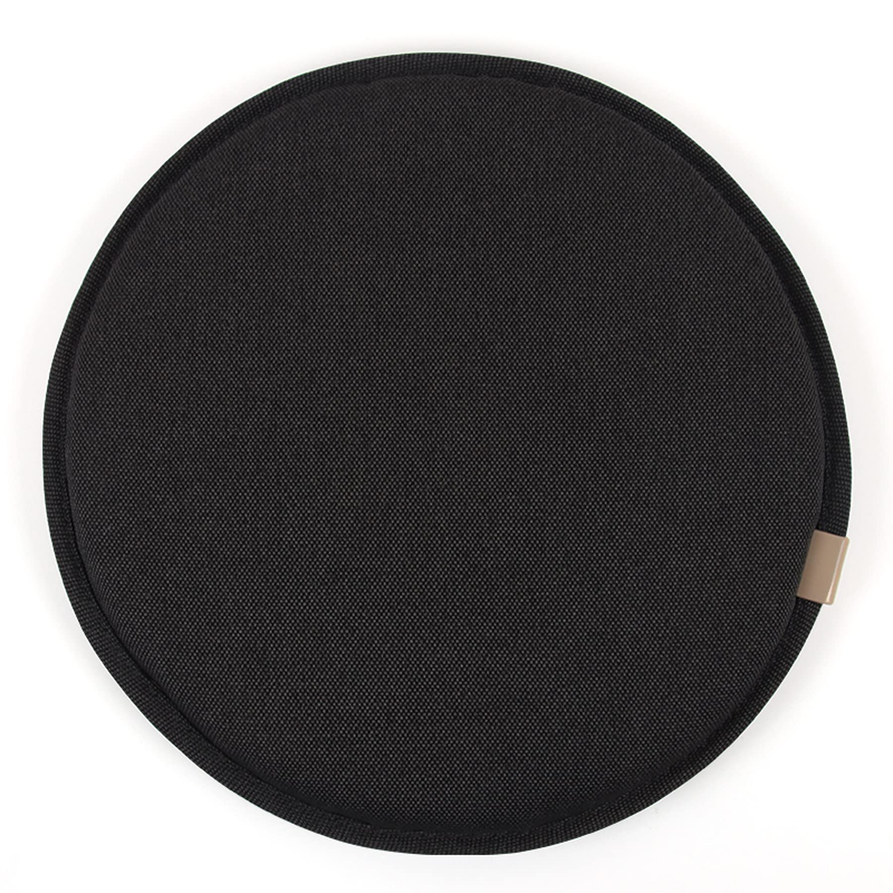 Happiness Decoration Round Seat Cushion with Ties 12-Inch Breathable Stool Cushion Cover Tatami Cushion Pillow Kitchen, Home, Office Chair Pads with Ties (Deep Grey, 12)