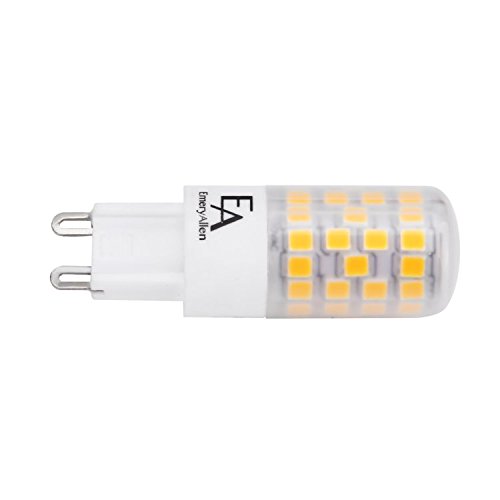 Emery Allen EA-G9-4.5W-001-309F-D 4.5W Bi-Pin Base Dimmable LED Light Bulb, 4-Pack