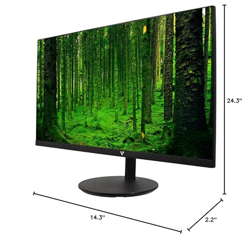 V7 L270IPS-HAS-N 27" Full HD LED LCD Monitor - 16:9 - Black