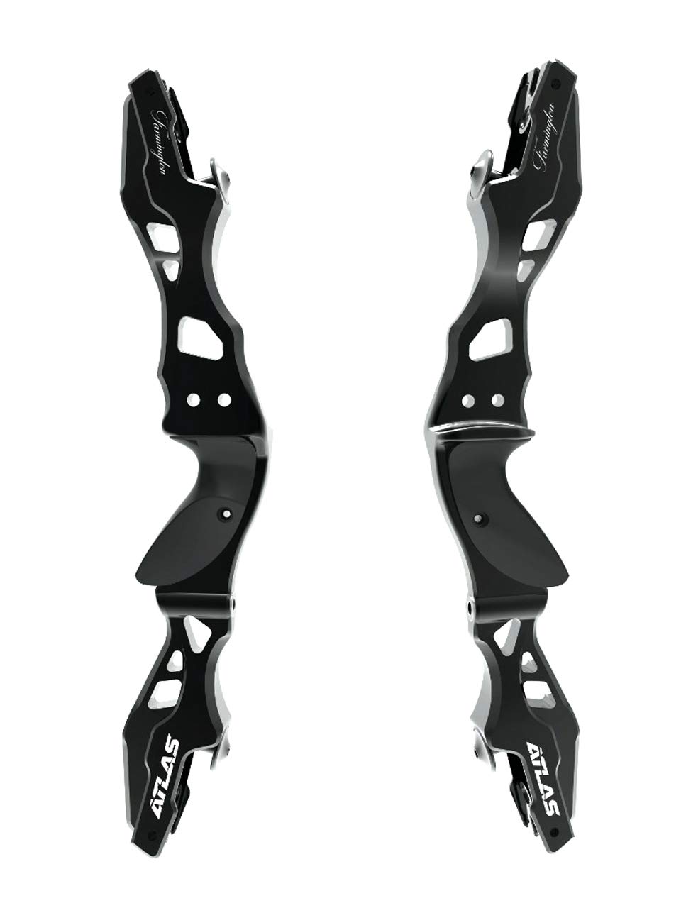 Farmington Archery 19" Atlas T6 Aluminum Machined CNC ILF Riser/Right Hand/Matte Black