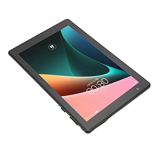 LBEC 8 Inch Tablet, Front 200W Rear 800W 4GB 64GB Black Maximum Support 128G TF Card 100240V Calling Tablet for Reading for Video (US Plug)