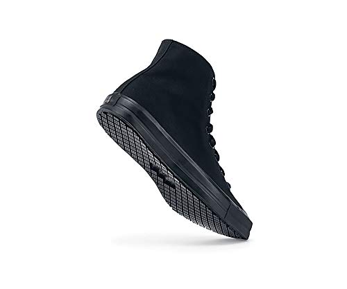 Shoes for Crews Pembroke, Men's, Women's, Unisex, Slip Resistant, High Top Work Sneakers, Canvas, Men's Size 12, Women's Size 13.5