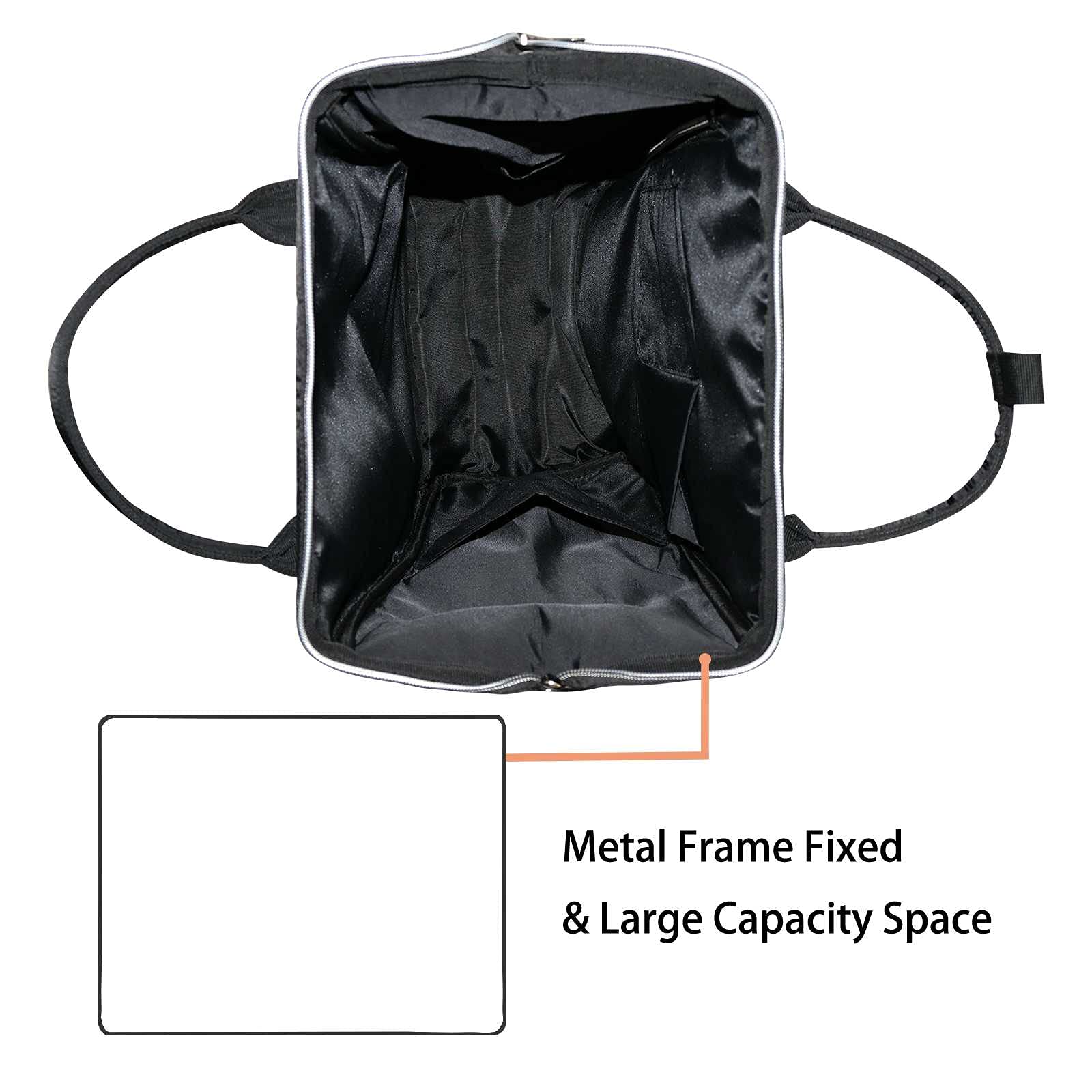 Vantaso Diaper Bag Mommy Backpack Travel Large Capacity Dinosaurs Space Shoulder Bag Multifunction Nappy Bag Tote Bag for Woman Man