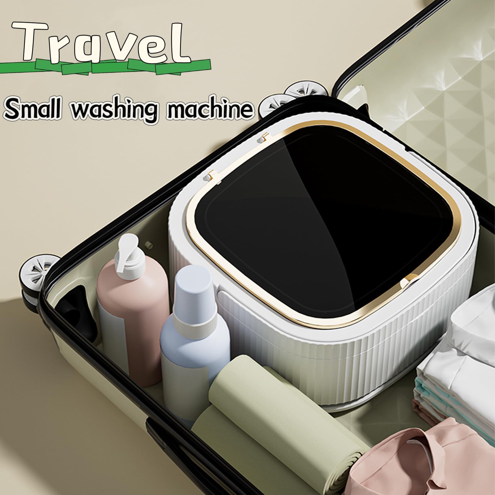 Mini Washing Machine and Dryer,11.5L Small Washing Machine Portable Upgraded Large Capacity,Portable Washer Machine and Dryer for Apartments,Dormitories,Hotel
