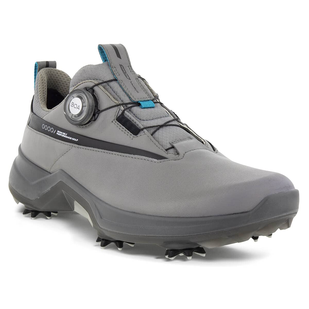 ECCO Men's Biom G5 BOA Gore-TEX Waterproof Golf Shoe, Steel/Black, 10-10.5