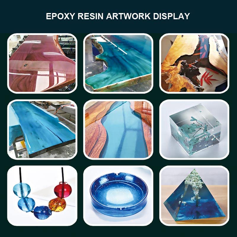 Epoxy Resin Kit, 1 Gallon High-Performance Epoxy Resin, Perfect for Table Tops, Self-Leveling, Minimal Bubbles, Clear, Glossy, UV Resistant, DIY Crafts. by Amberart