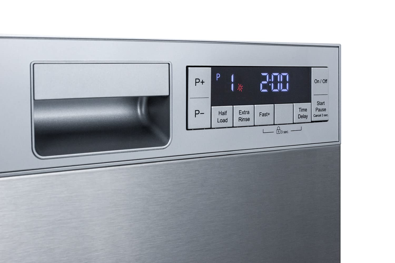 Summit DW18SS4ADA Summit DW184ADA 18 Inch Wide 8 Place Setting Energy Star Rated Built-In Full Console Dishwasher