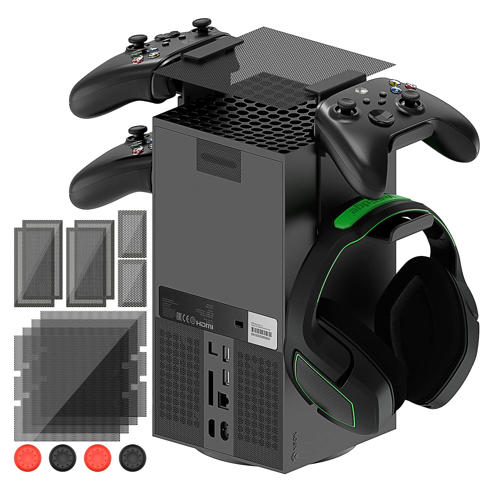 FASTSNAIL Controller Holder with Dust Cover for Xbox Series S