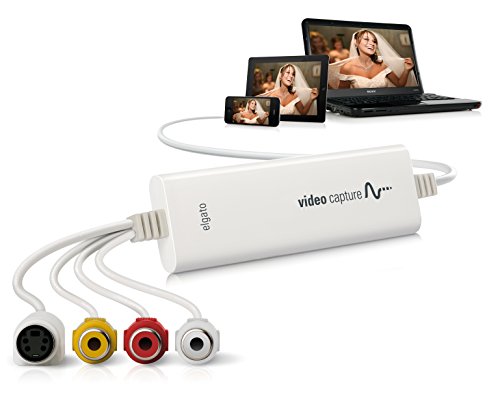 Elgato Video Capture β USB 2.0 Capture Card Device, Easy to Use, Convert Analog to Digital, with VHS VCR TV to DVD Adapter, for Mac, Windows or iPad