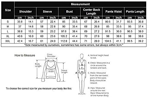Ekouaer Thermal Underwear for Women Knit Thermals Women's Base Layer Long John Set Black L
